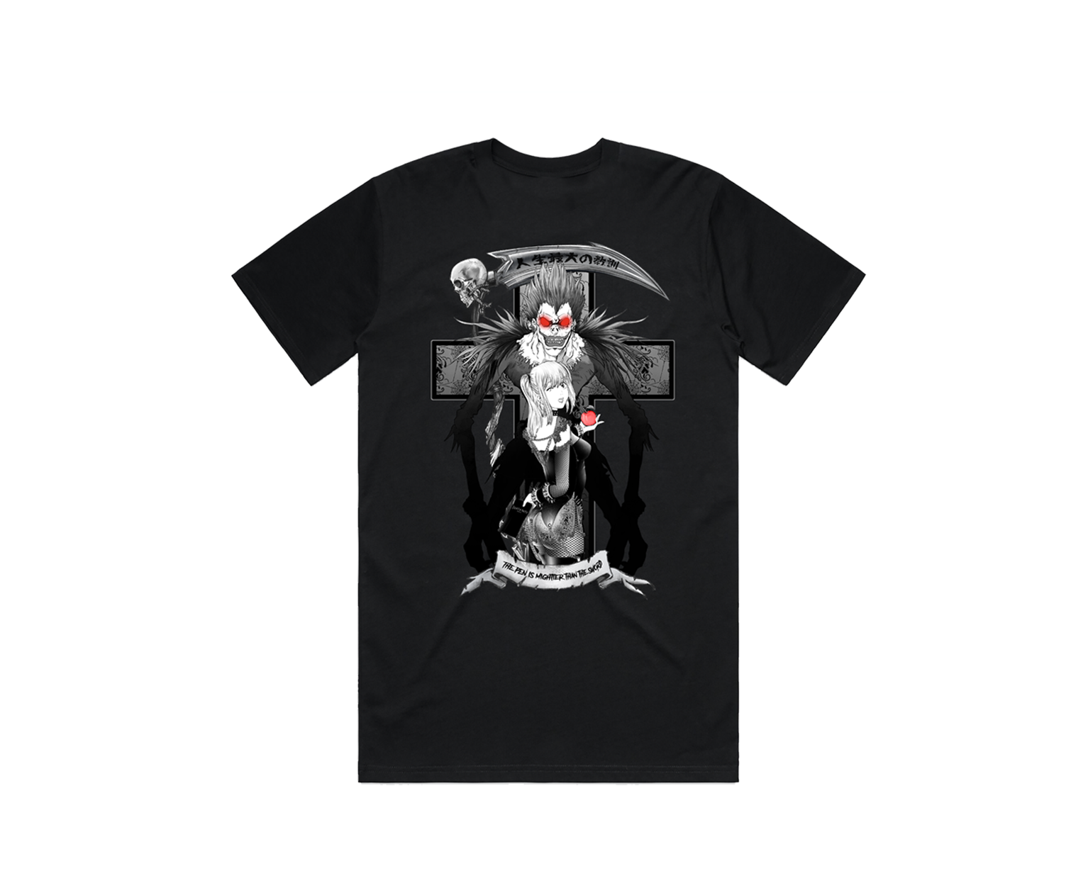 Shinigami T-Shirt 🖤🍎 – Modified Decals INC