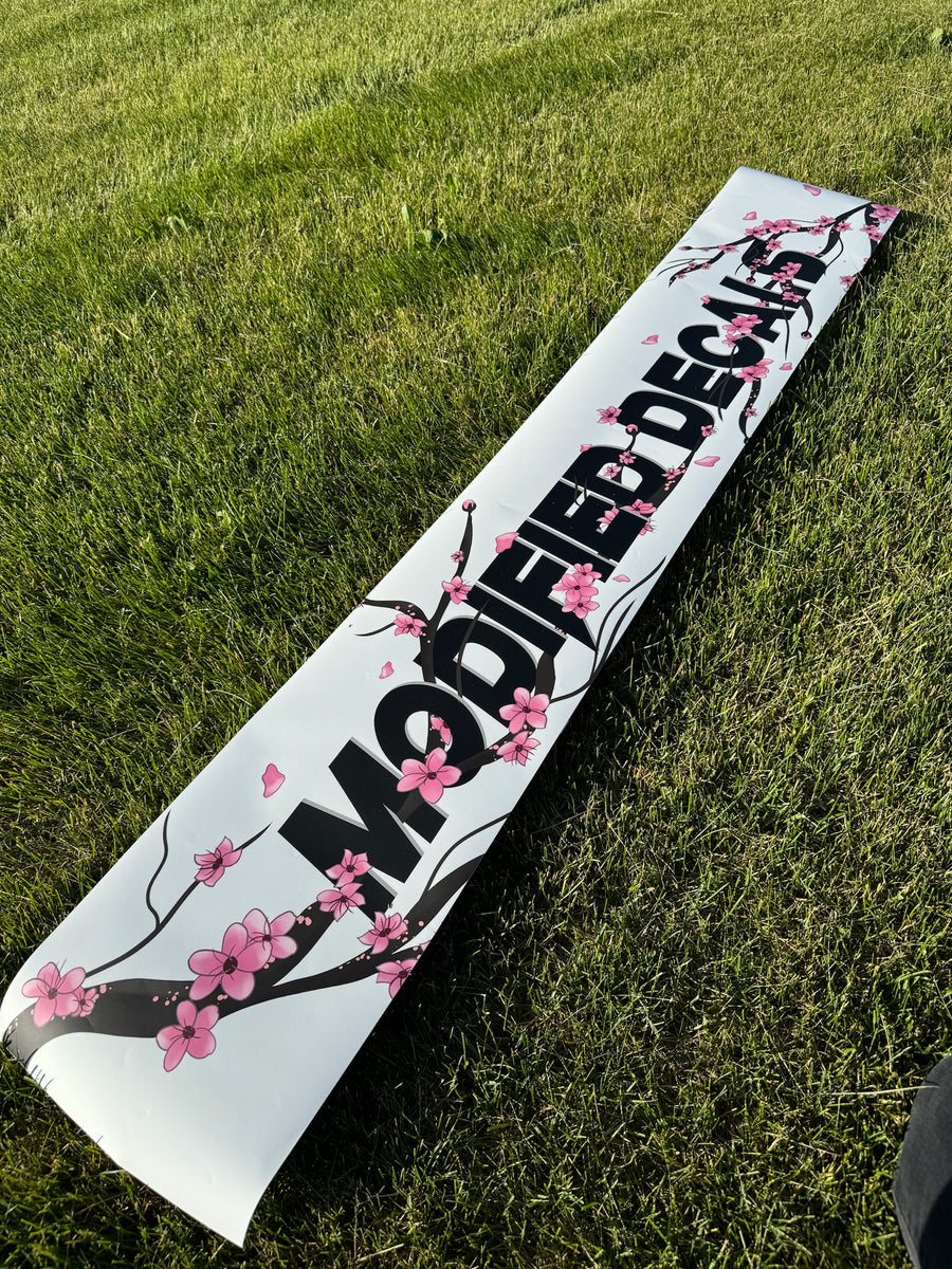 Modified Decals Sakura Windshield Banner – Modified Decals INC