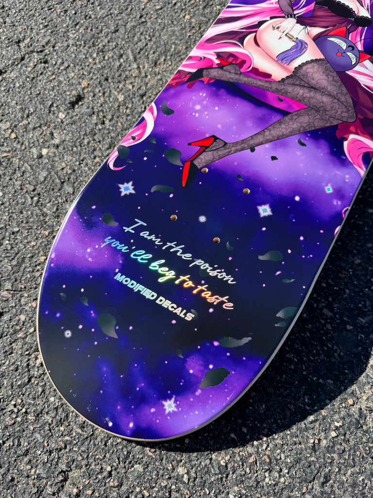 **Limited Edition** Black Lady Skate Deck (40x) – Modified Decals INC