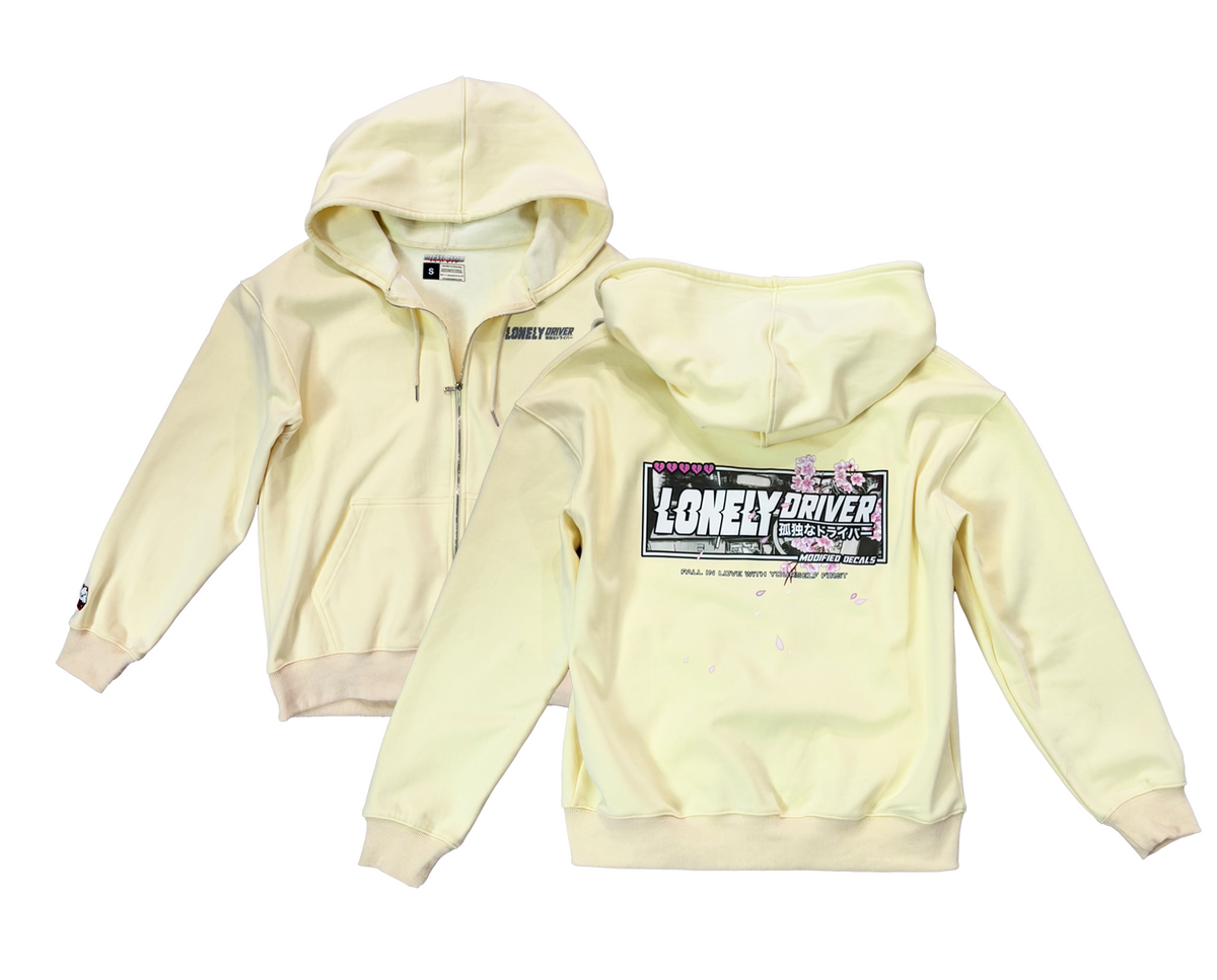 Reflective Lonely Driver V2 Zip-Up Hoodie – Modified Decals INC