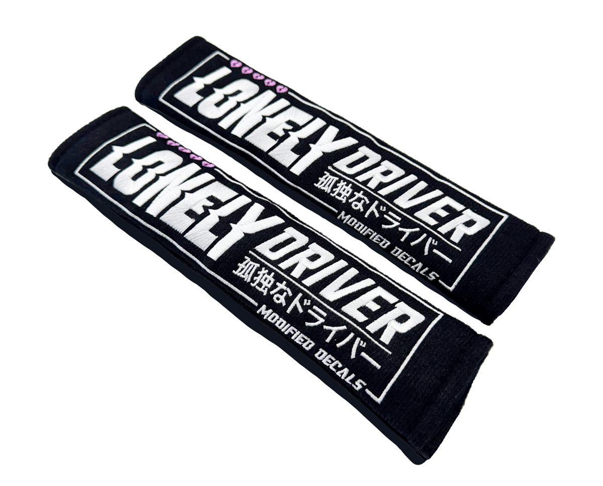 Lonely Driver Seat Belt Cover – Modified Decals INC