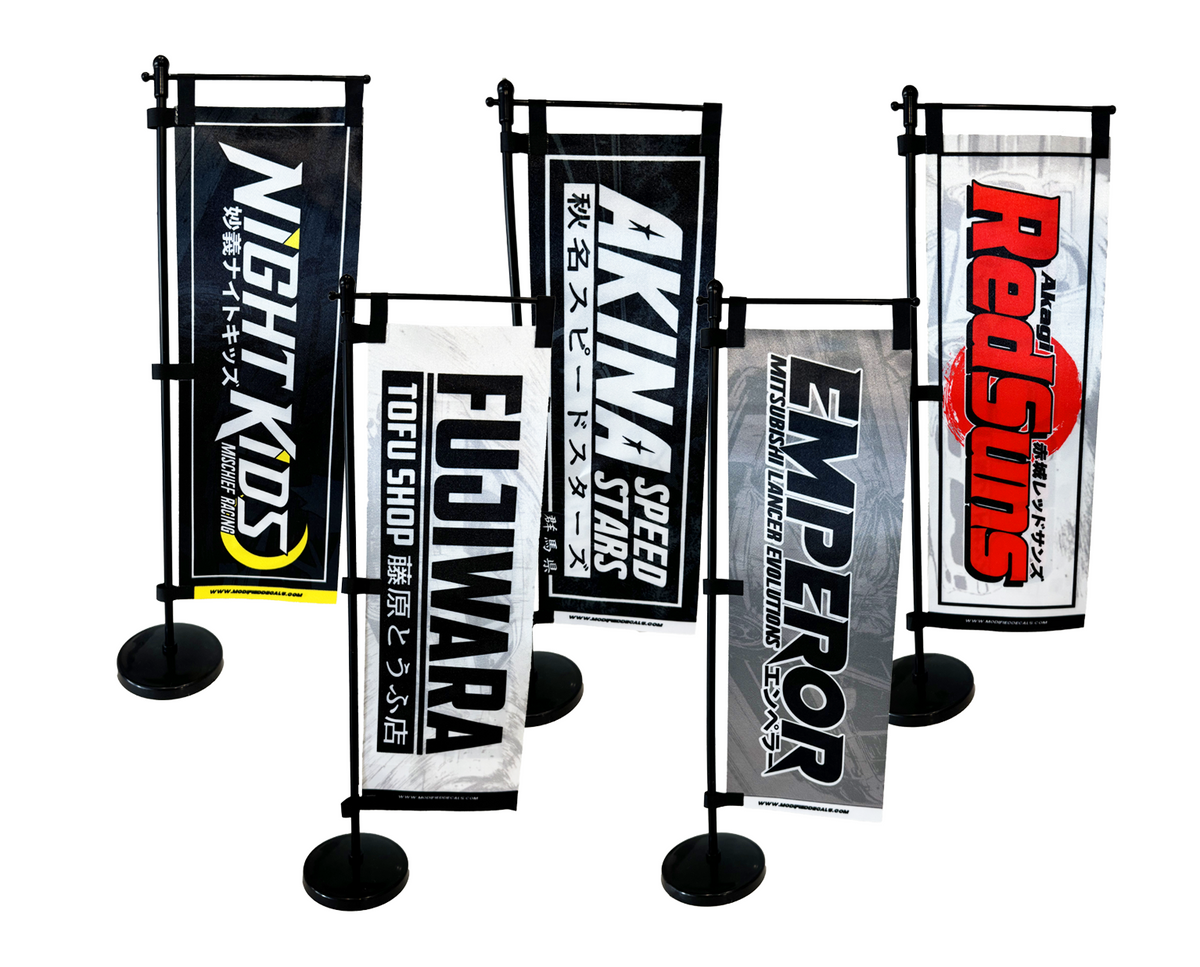 Mini Nobori Desk Flag Bundle Collection – Modified Decals INC