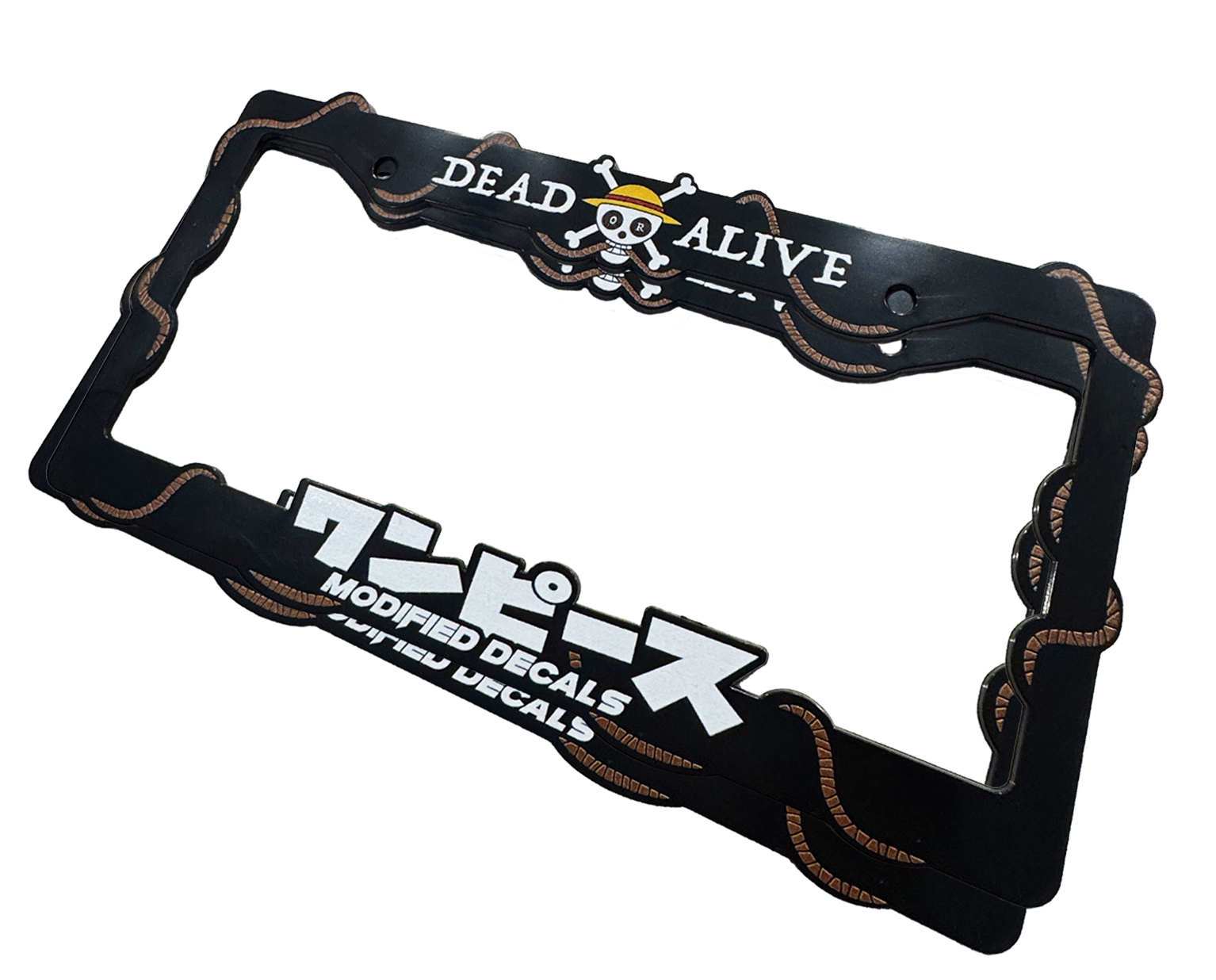 Dead or Alive License Plate Frame – Modified Decals INC