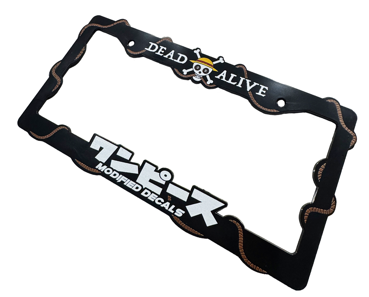 Dead or Alive License Plate Frame – Modified Decals INC