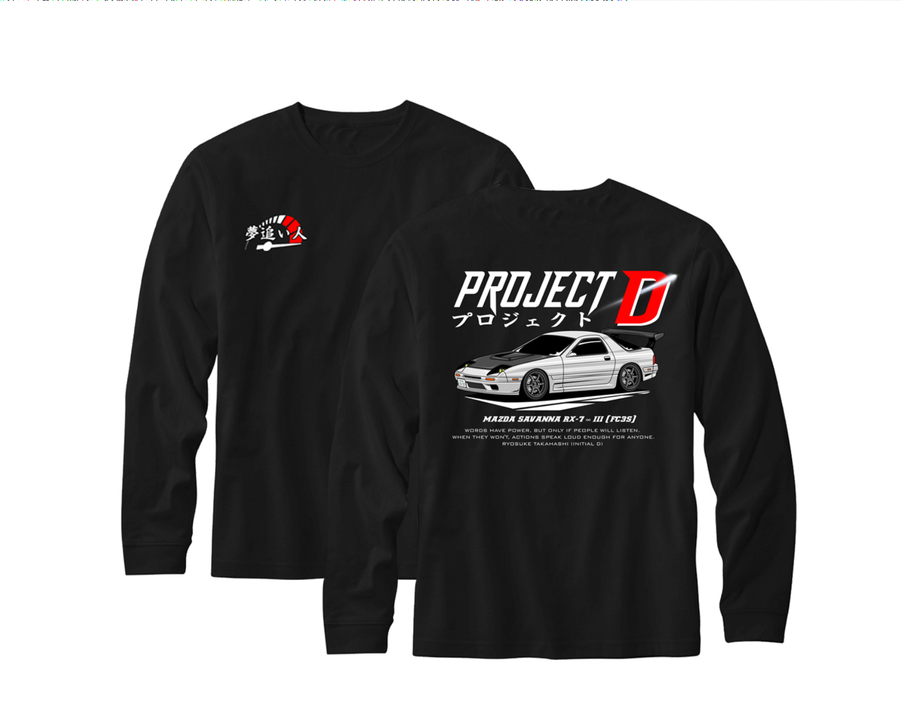 Project D Long Sleeve T-Shirt – Modified Decals INC