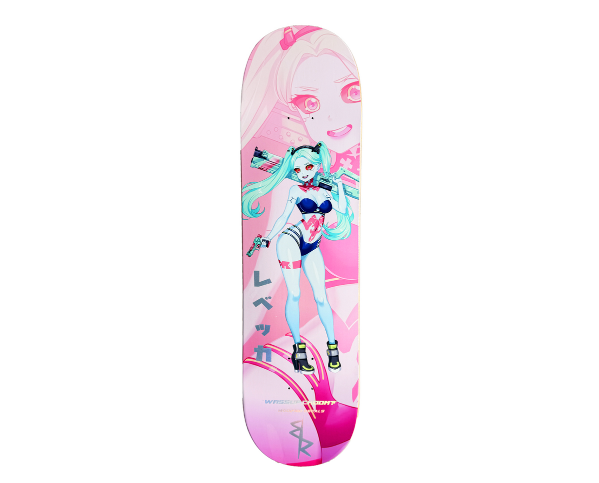 **Limited Edition** Rebecca Skate Deck (40x) – Modified Decals INC