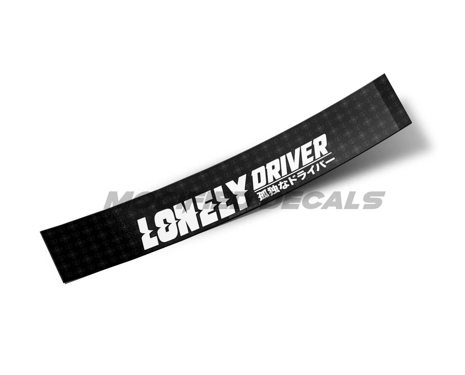 Lonely Driver Windshield Banner – Modified Decals INC