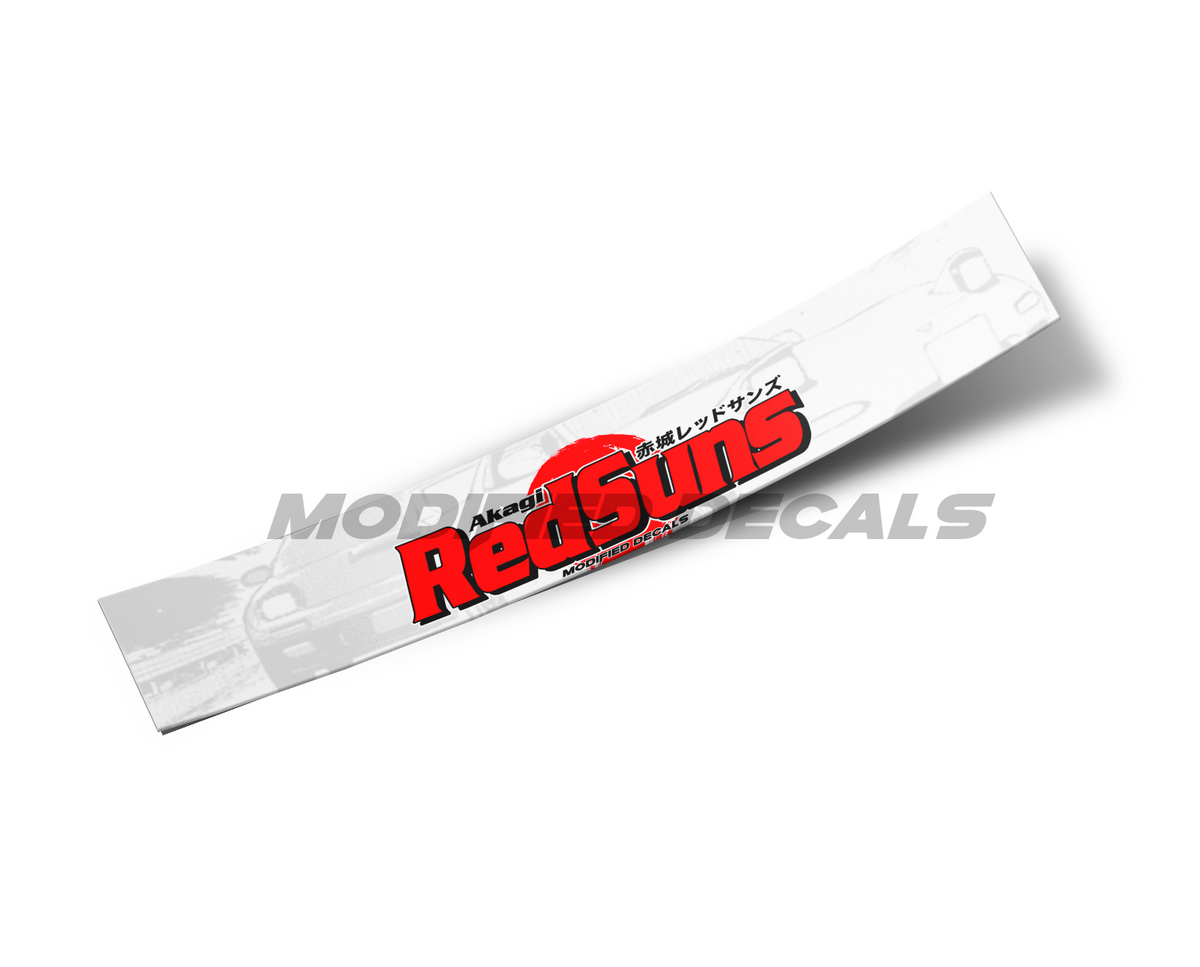 RedSuns Windshield Banner – Modified Decals INC