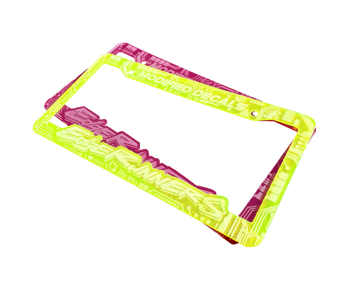 Edgerunners License Plate Frame – Modified Decals INC