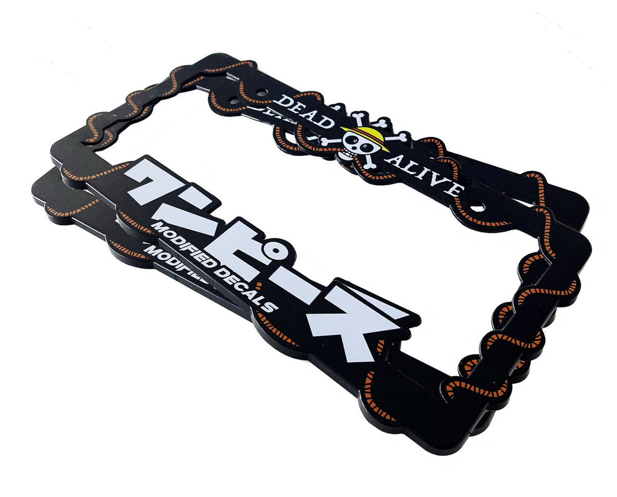 Dead or Alive License Plate Frame – Modified Decals INC